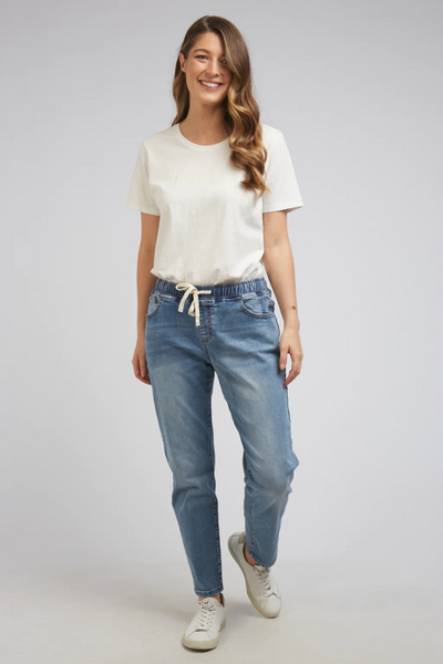 Juliette Jogger Jean Light Blue – Sien Clothing
