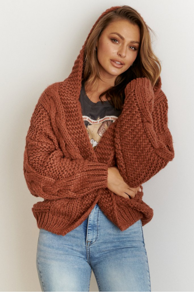 Jaase - Maple Knit Rust – Sien Clothing